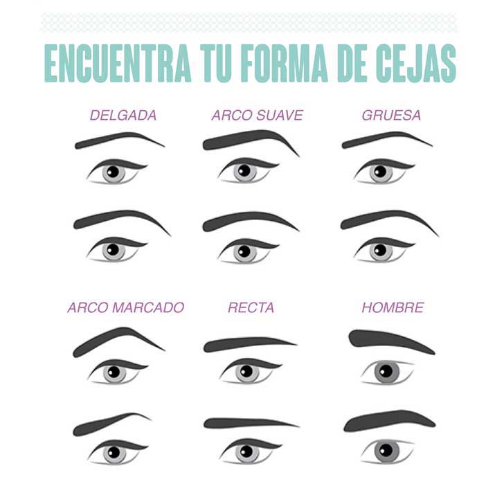 Tipos De Cejas Según Tu Tipo Y Forma De Rostro Depilación Delineado